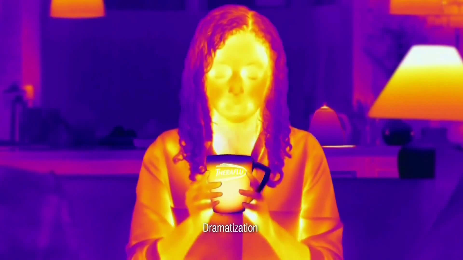 Theraflu Multi-Symptom Severe Cold - Mom and Kids Ad Commercial on TV