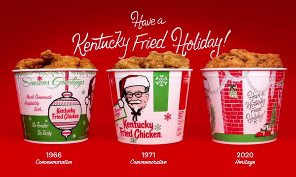 KFC 2020 Holiday Buckets Collection Ad commercial