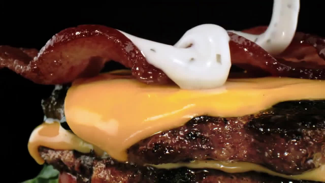 carl's jr. blt ranch double cheeseburger | meet ranch ad