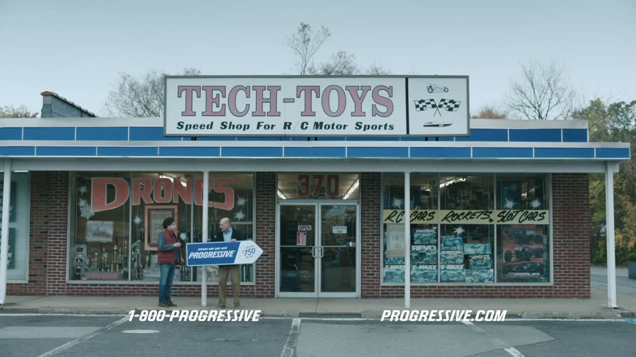 Progressive Sign Spinner | Stand In Ad commercial