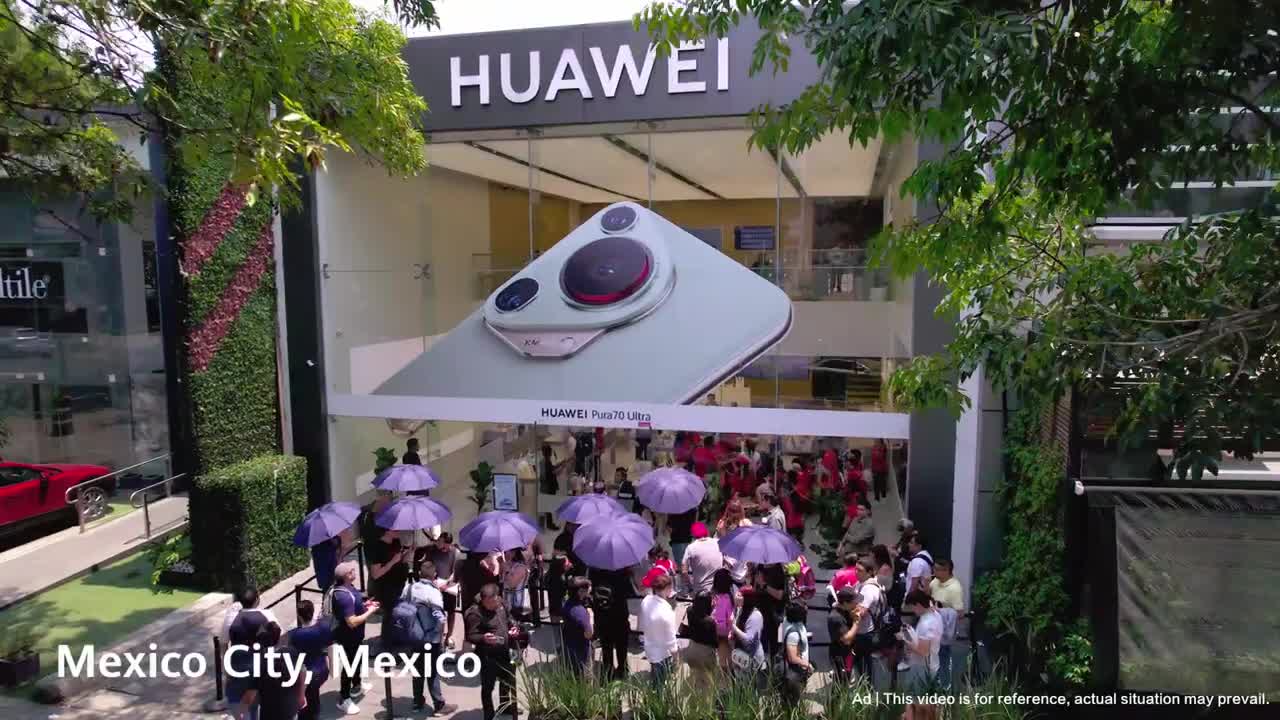 Huawei Pura 70 Series Premier Stores Ad commercial
