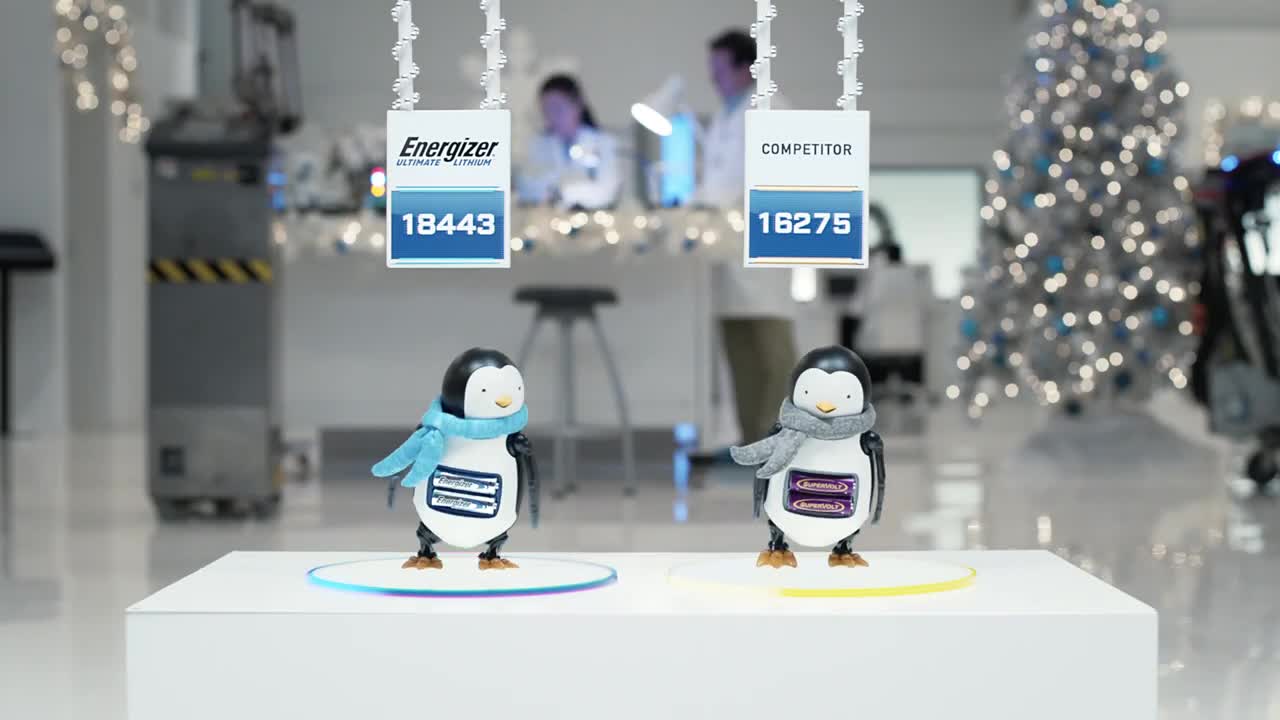 Energizer dancing penguins Ad commercial